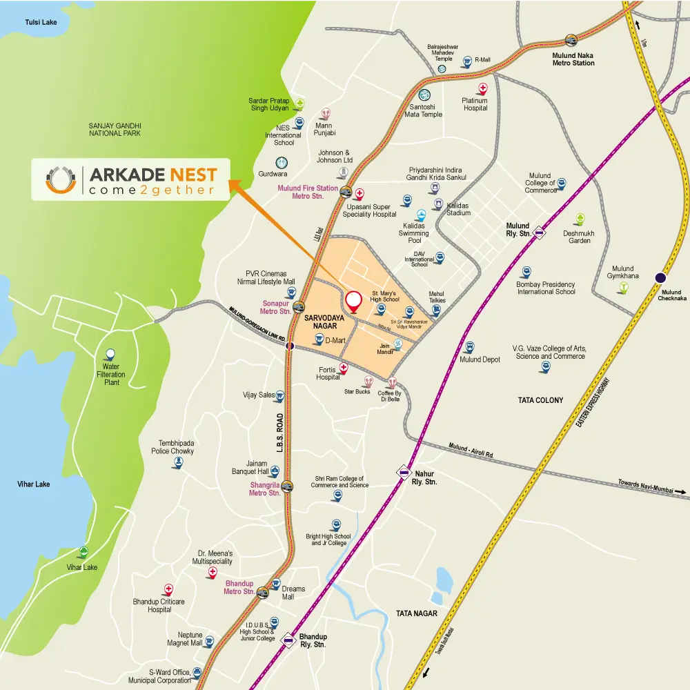 2, 3, and 4 BHK Homes At Mulund West